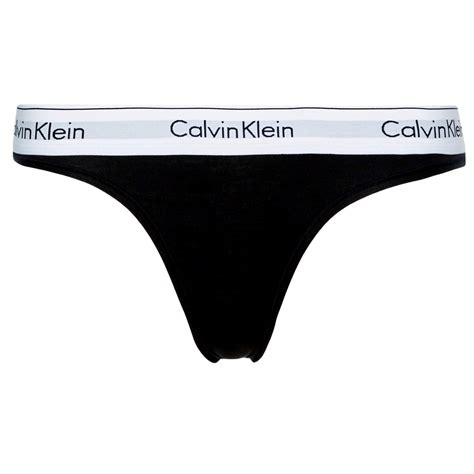 Calvin Klein Modern Cotton Thong Black Utility Bear Apparel