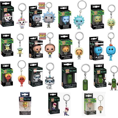 Funko Pop Rick Morty Keychain Rick And Morty Keychain Perimeter Rick