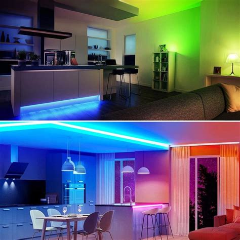 Sese Duyarlı Rgb Led 5 Metre 3 Çipli İç Mekan Slikonsuz Tak Çalıştır