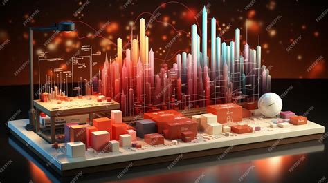 Premium Photo 3d Illustration Of Data Analysis Infographics Which Fits In With A Background Of