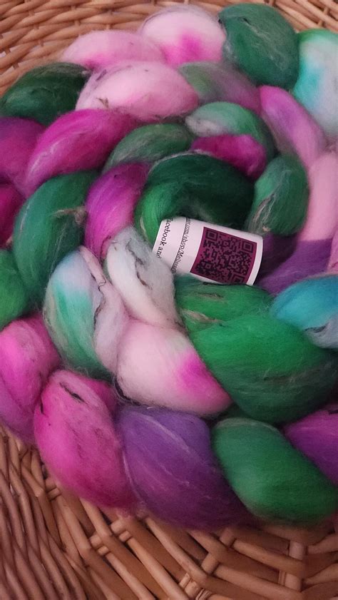 Shaniko Tweed Wool Shaniko Roving Shaniko Tweed Roving Hand Dyed Roving Hand Dyed Comb Top