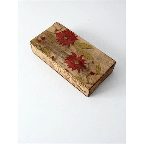 Victorian Pyrography Box Chairish