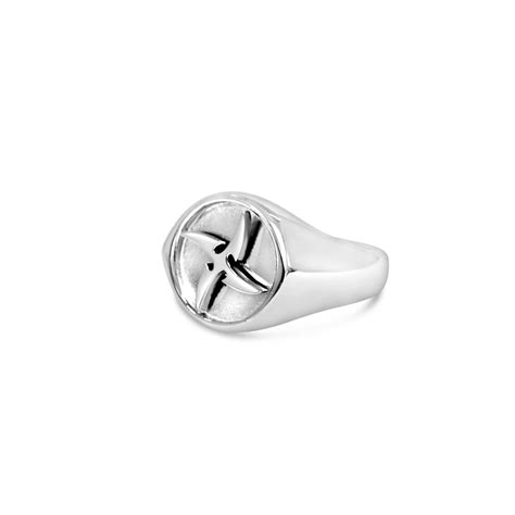 Spinning Shuriken Ring Stainless Steel Kuyashii Jewelry
