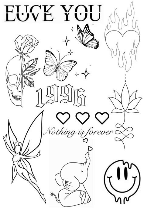 Small Tattoo Stencils Best Tattoo Stencil Tattoo Sketches Beginner