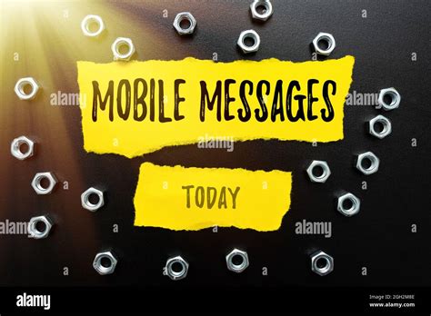 Writing Displaying Text Mobile Messages Business Approach The Act Of Composing And Sending