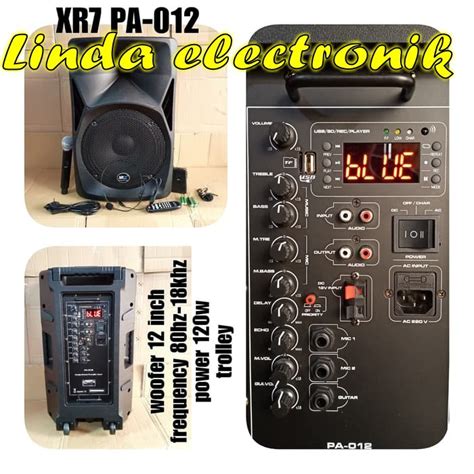 Jual SPEAKER AKTIF 12inch Xr7pa102 PORTABLE XR7 PA 012 PROFESIONAL Pa012 Shopee Indonesia