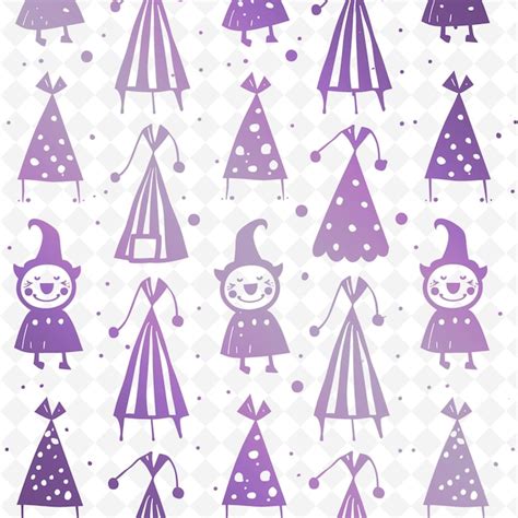 A Purple And Purple Party Theme With A Cat And A Cat Premium Ai