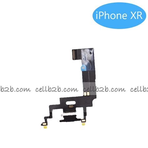 Flex De Carga Para Iphone Xr Negro Original Cellb B
