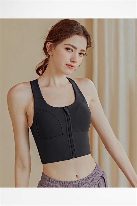 Everyday Outfits Sonia Front Zipper Sport Bra Fronts Australia