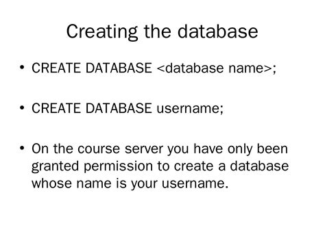 Basic Sql Commands Ndsu