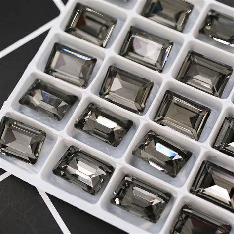 10x14 мм прямоугольные хрустальные стразы K9 для дизайна ногтей одежда ожерелье серьги