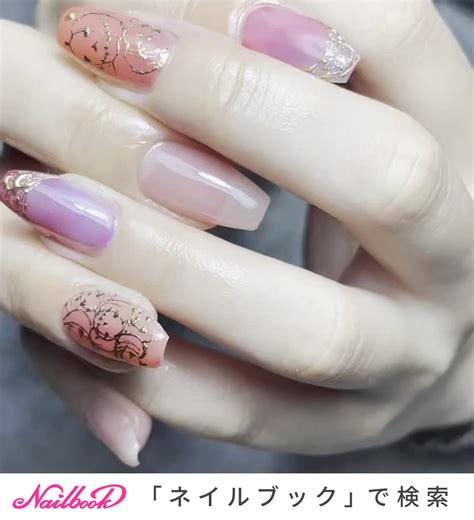 ハロウィンハンドニュアンスミディアムコフィン 【伏見・桃山・丹波橋 ネイルボーテ】sakkoのネイルデザイン No7632367