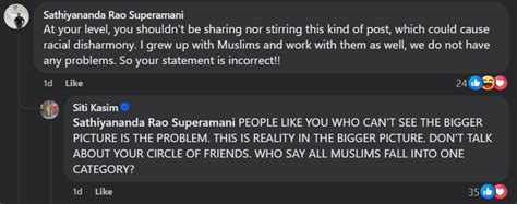 Siti Kasim Religion Isnt At Fault But Blame It On Its Followers