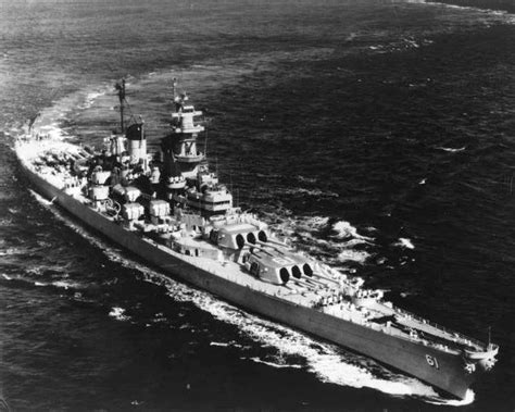 Amerikaanse Slagschepen Van De Iowa Klasse Tracesofwarnl