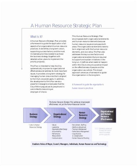 Hr Strategic Plan Template Fresh Strategic Planning Template 13 Free