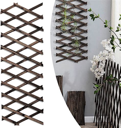 Buy Garden Trellis Ft Ft Wooden Expandable Climbing Lattices Trellis Expanding Trellis