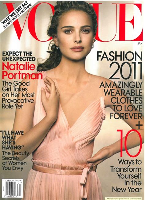 Us Vogue January 2011 Natalie Portman