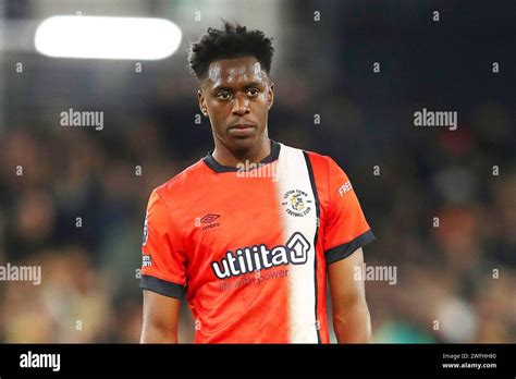 Luton Town Midfielder Albert Sambi Lokonga During The English