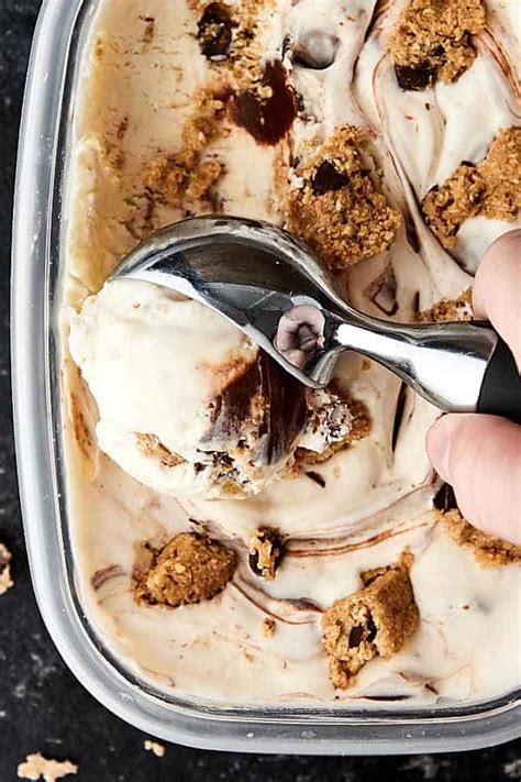No Churn Chocolate Chip Cookie Dough Ice Cream Recipe No Machine