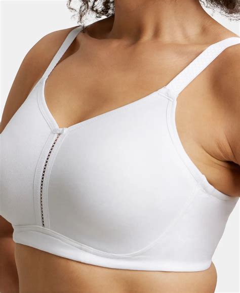 Buy Wirefree Non Padded Super Combed Cotton Elastane Full Coverage