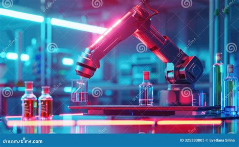 Automation Statistics Visually Represented In Real Time By A Robotic