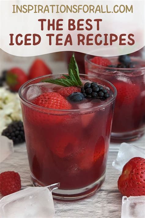 How To Make Iced Tea Tasty Summer Recipes