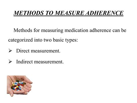 Measurement Of Medication Adherence Pptx
