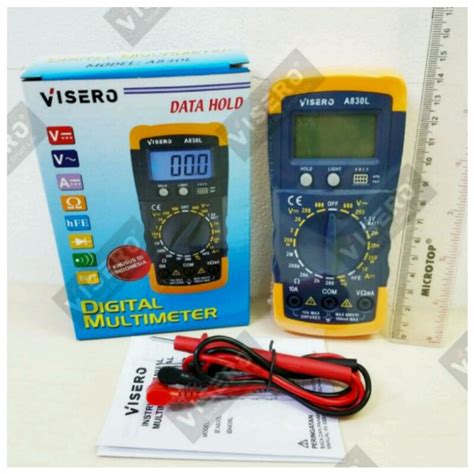 Jual Alat Digital Multimeter Multitester VISERO A830L Shopee Indonesia