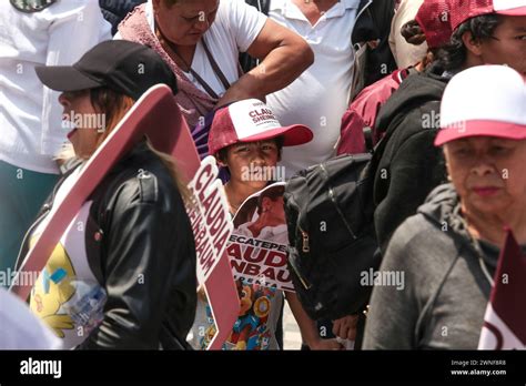 Non Exclusive March 1 2024 In Mexico City Mexico Supporters Of The