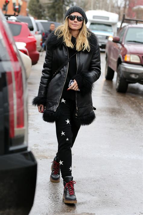 Heidi Klum Winter Style Shopping In Aspen 1222 2016