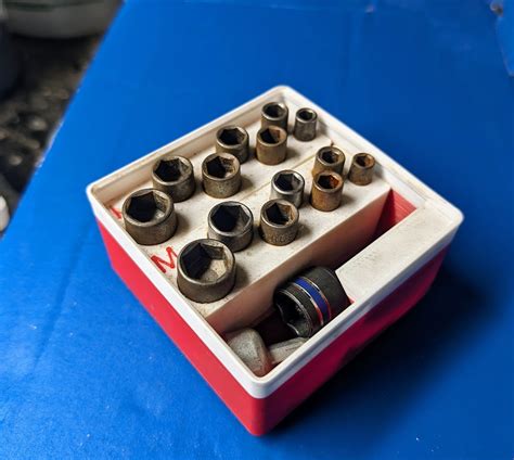 Gridfinity Drop In Screwdriver Socket Bit Holder By Coops Download