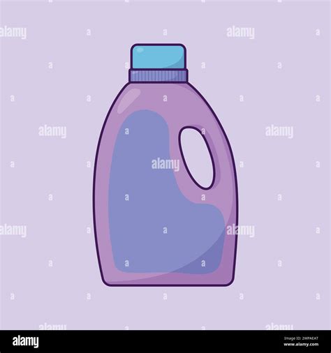 Liquid Soap Vector Illustration Icon Liquid Soap Cleaning Icon Stock