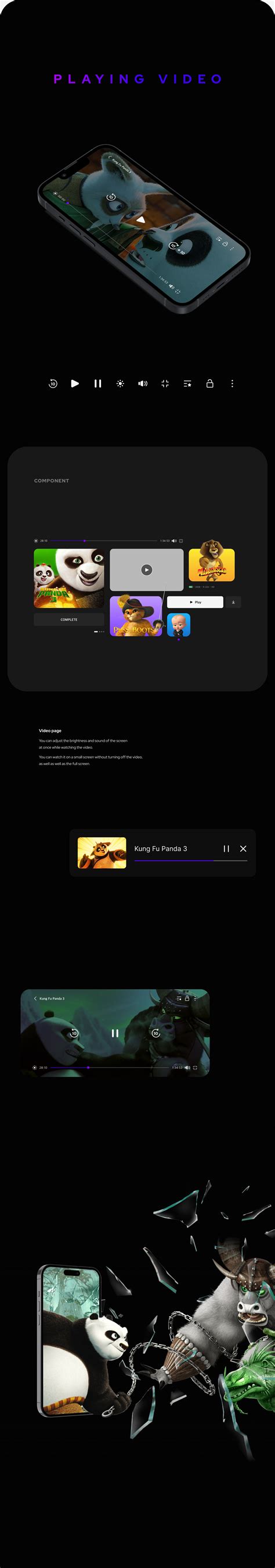 Dreamworks Ux Ui App Design On Behance