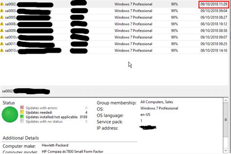 Wsus Cliets Saying No Updates Availiable When There Are 21 By
