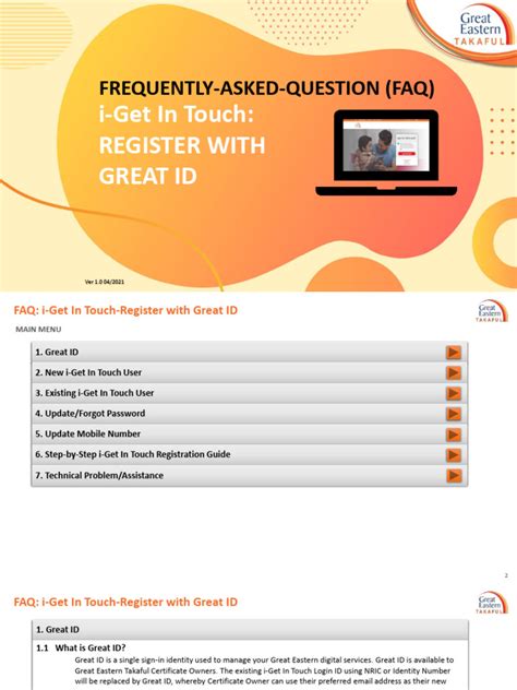Igit Registration With Great Id Faq Pdf Authentication Login
