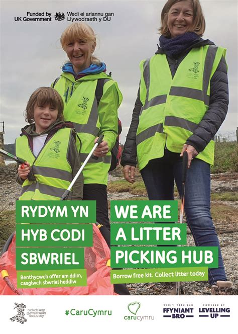 Promote Your Hub Keep Wales Tidy Caru Cymru