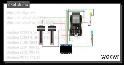 Atividade 8 Wokwi Esp32 Stm32 Arduino Simulator