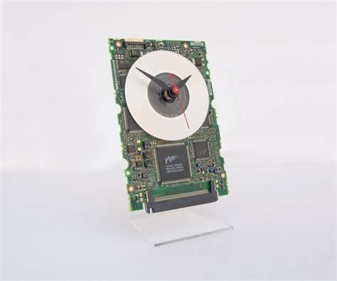 Circuitboard Desk Clock Novelty Clock Motherboard