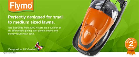 Flymo EasiGlide Plus V Hover Collect Lawn Mower W Motor Cm Cutting Width Litre