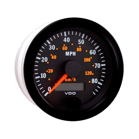 Vdo 437 152 Vision 3 3 8 In Dash Black Programmable Speedometer