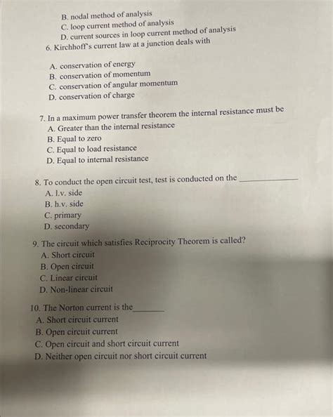 Solved 1 The Minimum Requirements For Causing Flow Of