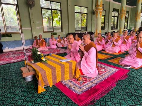 တနိုင်းမြို့ သမိ‌ဒ္ဓေါဒယ သကျဝံသီ၊ သီလရှင်ကျောင်းတိုက်၌ အသံမစဲအဘိဓမ္မာ