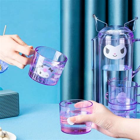 Sanrio Water Cup Hello Kitty Kuromi Mymelody Cinnamoroll Pachacco Pom
