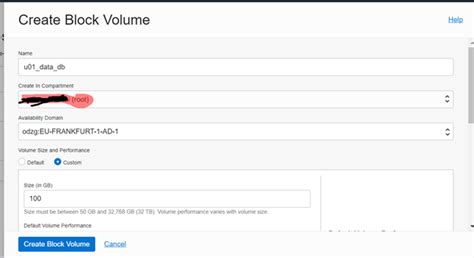 Attaching Block Volume To The Oracle Cloud Instance Oracle Cloud