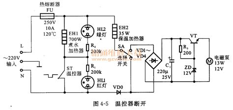 手动自动电水壶电路图 全自动电热水壶线路图 自动上水壶电路图 第10页 大山谷图库
