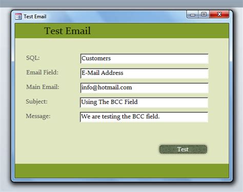 Emailing 4 Using The Cc And Bcc Fields Access All In One