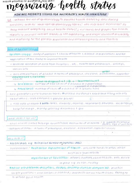 Hsc Pdhpe Core 1 Notes Pdf Science And Mathematics