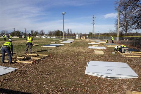 Photos Pallet Houses For Homeless People Going Up In Greensboro