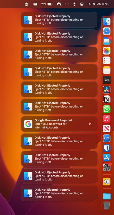 How To Stop All These Disk Not Ejected Notifications Rmacos