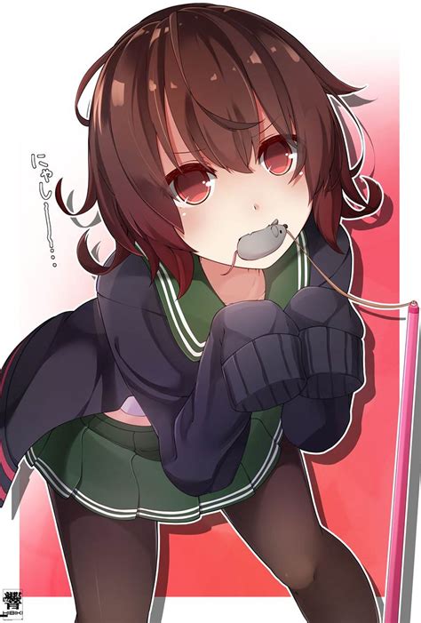 睦月ちゃんと游ぼうhibiki的萌袖人物pixiv插画图片 Bobopic